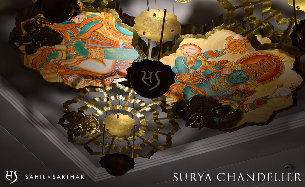 Surya Chandelier