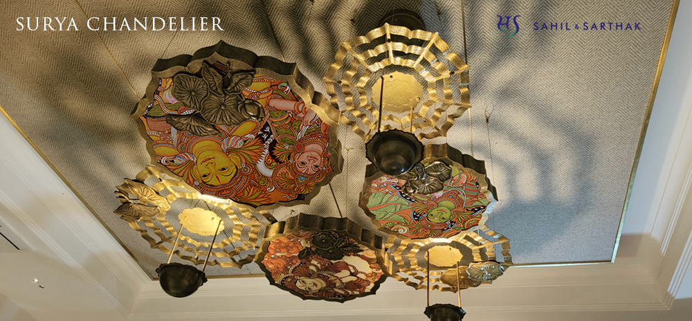 Surya Chandelier